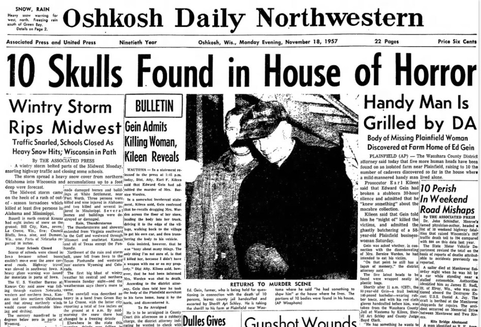 A Look Back at the ‘Plainfield Butcher,’ Grave Robber Ed Gein | The ...