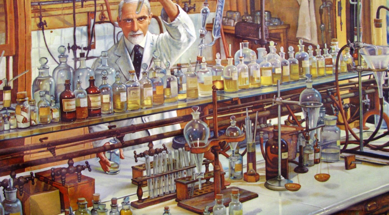 The History of Pharmacy by Artist Robert Thom | The Hanneman Archive