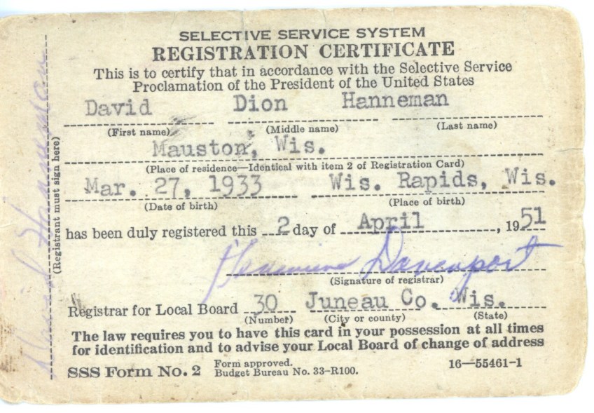 Vietnam Era Draft Card The 1960s Weren't So Bad, Despite What You've